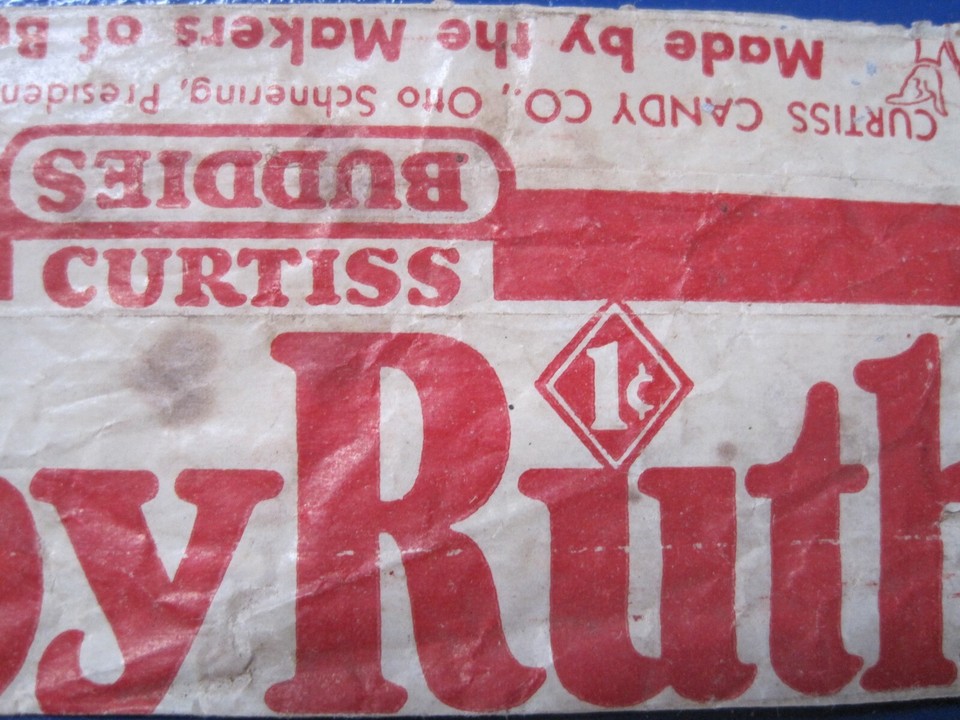 RARE ! Vintage Baby Ruth Candy Bar Wrapper, 1 cent | eBay