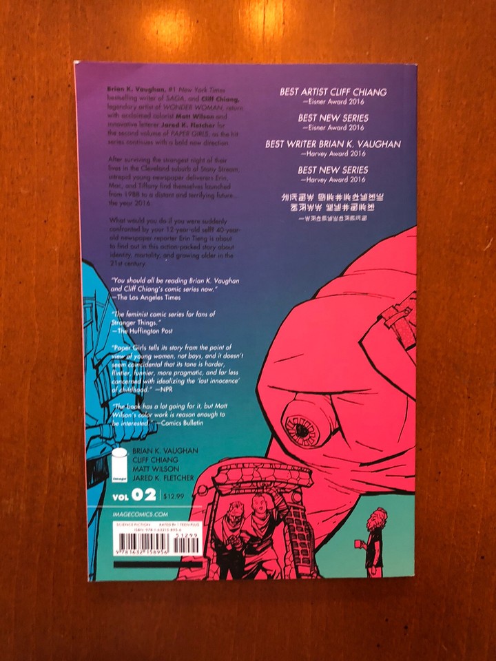 Paper Girls Volume 2 Trade Paperback GN TPB (Image Comics) Lightly Used ...