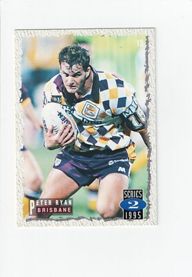 1995 Series 2 Rugby League Peter Ryan #13 (Brisbane Broncos) | eBay ...