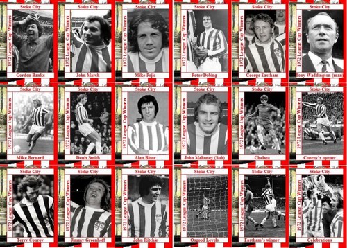 Stoke City 1972 Football League Cup final winners trading cards | eBay