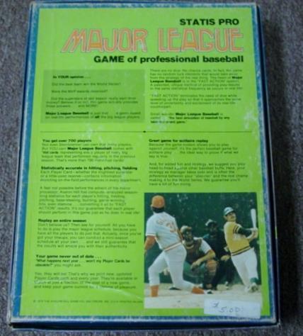 Avalon Hill Statis Pro Baseball : 1978 SEASON TEAMS - Game MLB Yanks ...