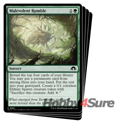 Malevolent Rumble X4 M/NM Magic: The Gathering MTG Modern Horizons 3 | eBay