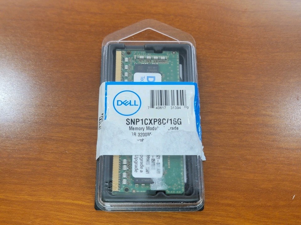 Dell 16 GB Laptop Memory Module Upgrade snp1cxp8c/16g PC4 3200Mhz | eBay