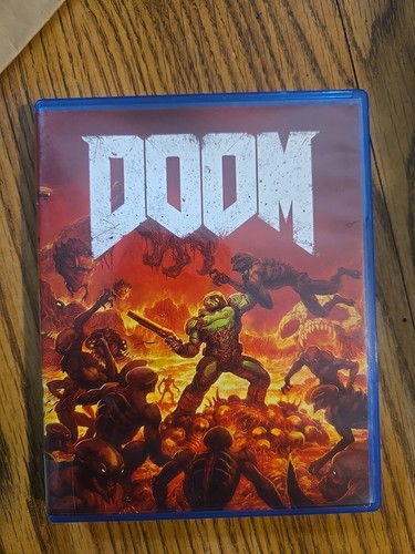 Doom Sony Playstation 4 Game 2016 Reversible Cover Bethesda PS4 | eBay