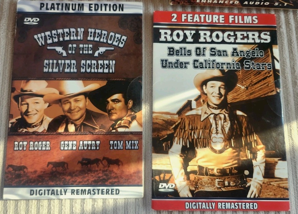 ROY ROGERS 5 DVD LOT; 14 FILMS, 1 New, 33 + Hours Run, Digitally ...