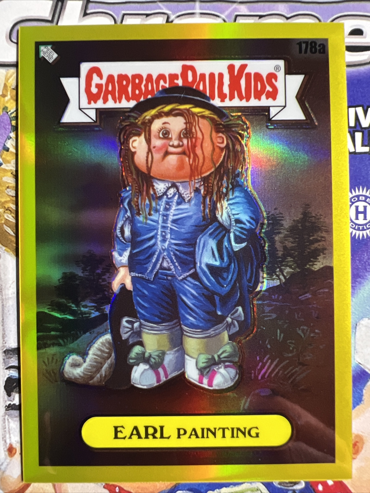 2022 Garbage Pail Kid Chrome Series 5 Yellow Refractor #178a Earl ...