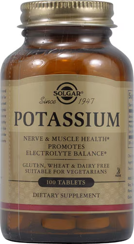 Solgar Potassium, 100 Tablets 33984022607| eBay