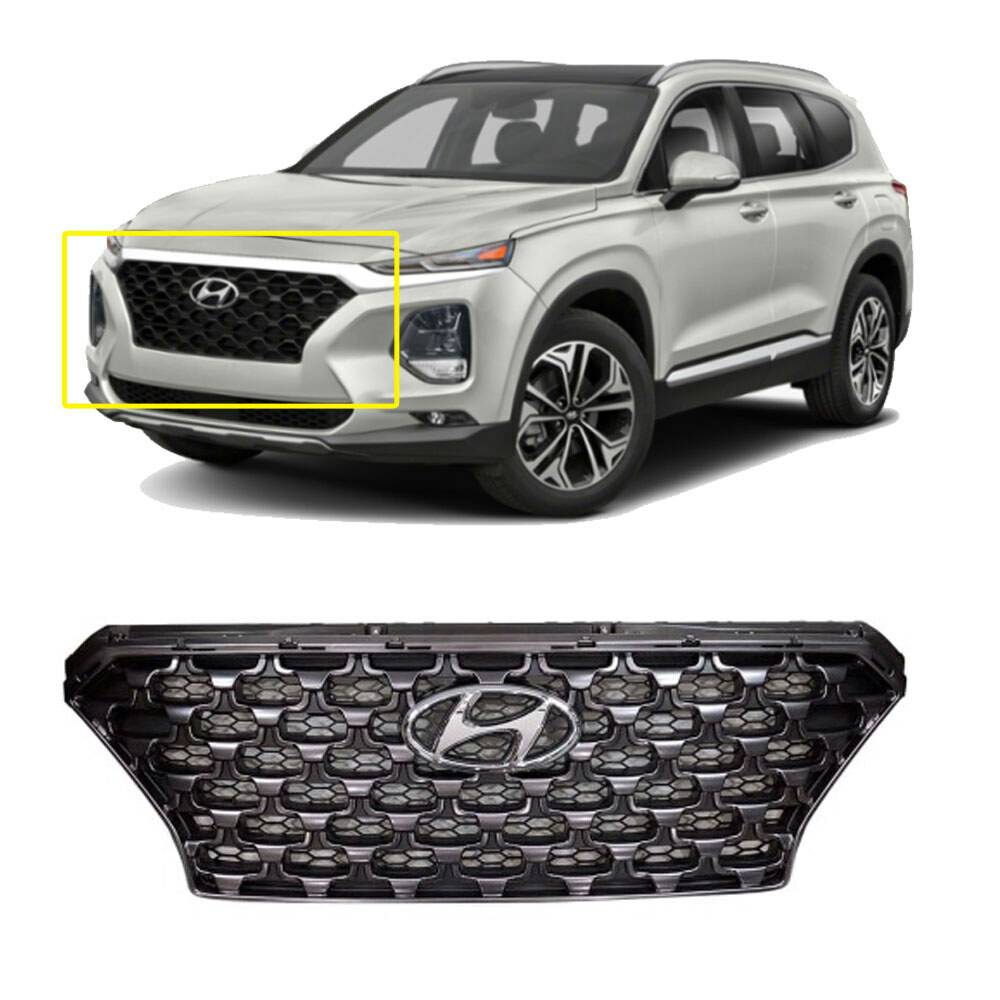 OEM Bumper Radiator Grille w/o Camera 86350-S2100 for Hyundai Santa Fe ...