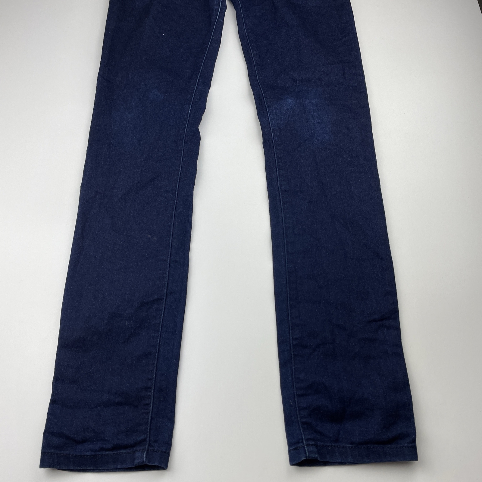 Girls size 14, Riders Jnr, dark stretch denim jeans, Inside leg: 76cm ...