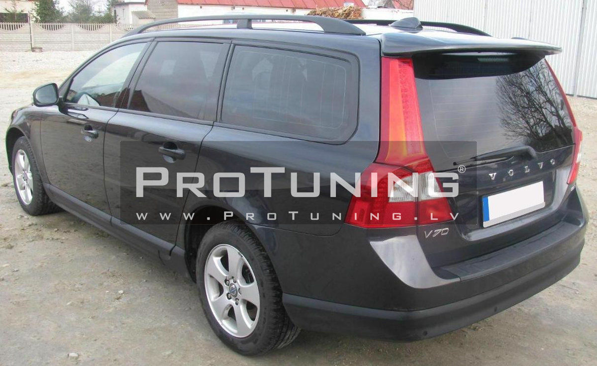 Fiberglass Sport Design Rear Door Roof Spoiler for Volvo V70 / XC70 08 ...