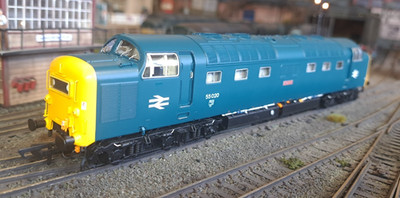 Accurascale Deltic Class 55 - 55020 Nimbus - BR Blue - DCC Ready ...