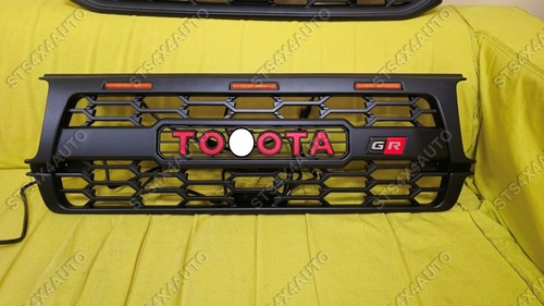 FRONT GRILL WITH LED FOR TOYOTA LAND CRUISER FJ80 LC80 1990-1997 MB/RD ...