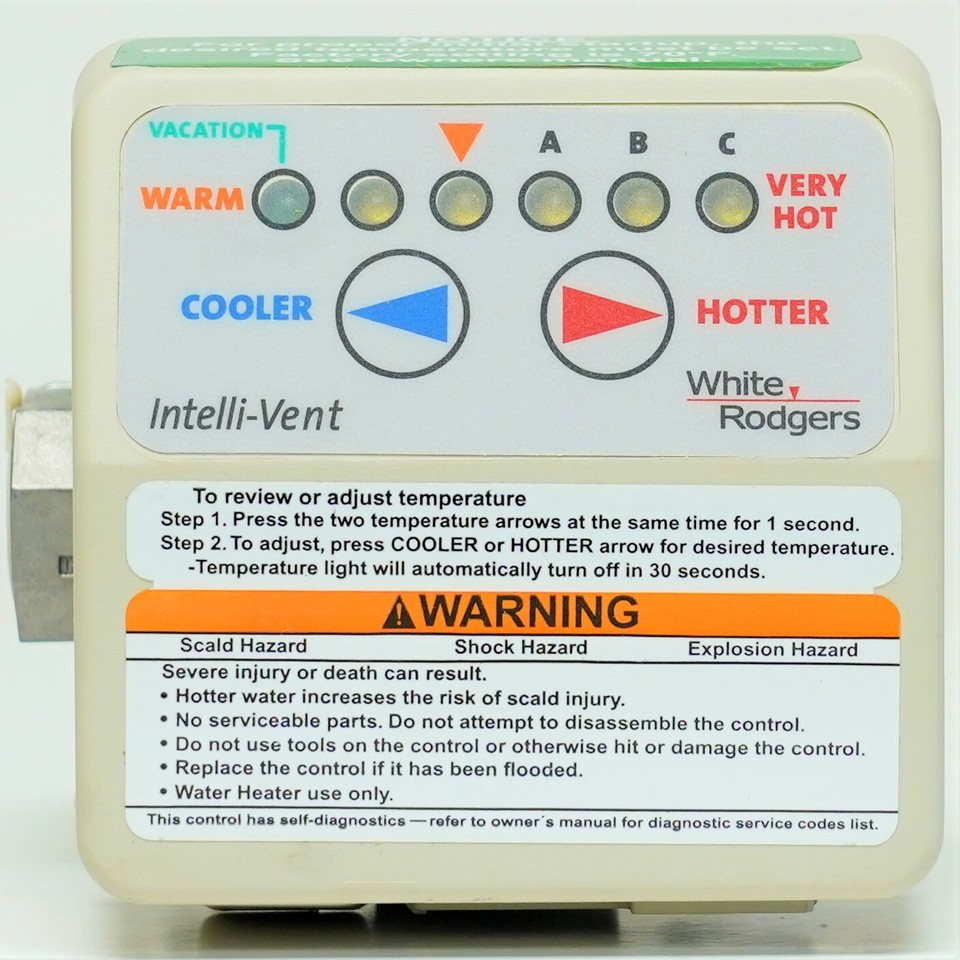 White-Rodgers 37E73A-903 Gas Water Heater Thermostat Control Intelli ...