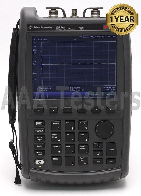 Keysight N9923A FieldFox RF Vector Network Analyzer 6 GHz for sale ...