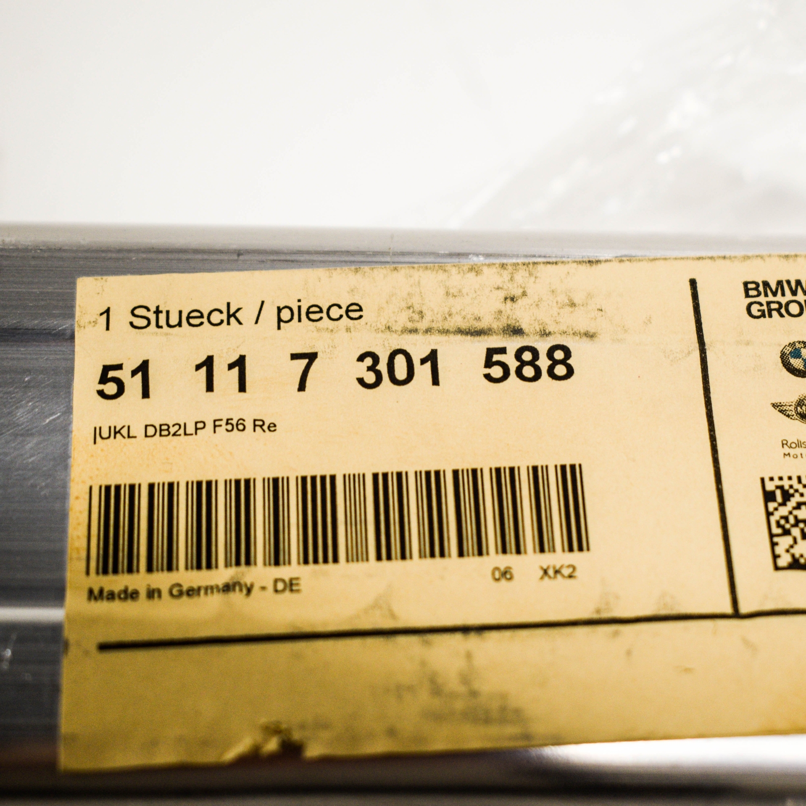 MINI F57 Cooper Front Bottom Right Deformation Element 51117301588 NEW ...