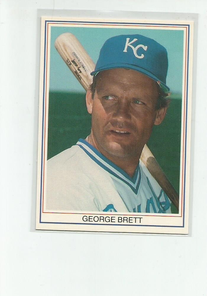 George Brett baseball card #21 NO YEAR OR MANUFACTOR ON CARD SEE PHOTO ...