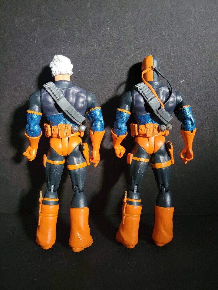 DC UNIVERSE CLASSICS WAVE 3 DEATHSTROKE 6” FIGURE Lot Of 2 B4 No ...