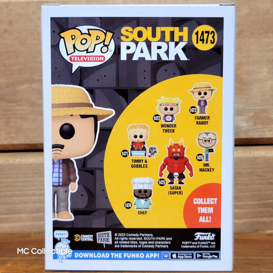 Farmer Randy Marsh 1473 Tegridy Farms South Park Television Funko Pop ...