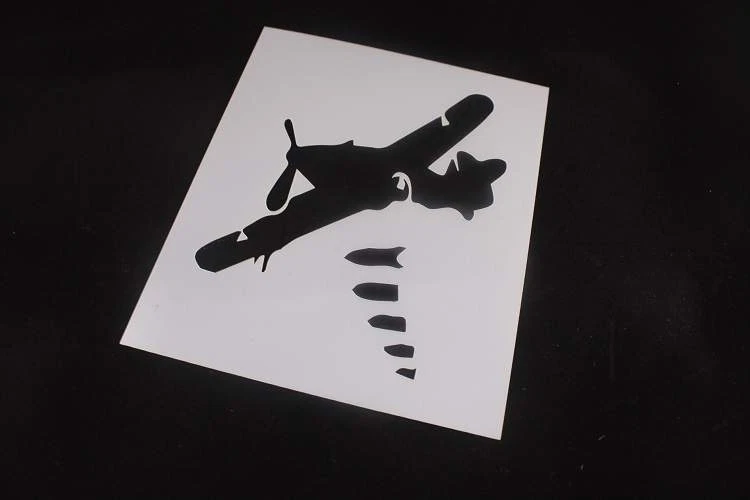 Bomber Stencil