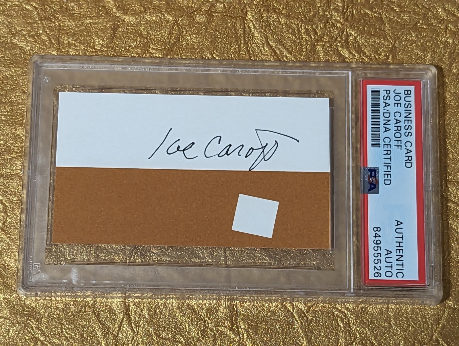 Joe Caroff Graphic Design Legend PSA Autograph Signed Business Card ...