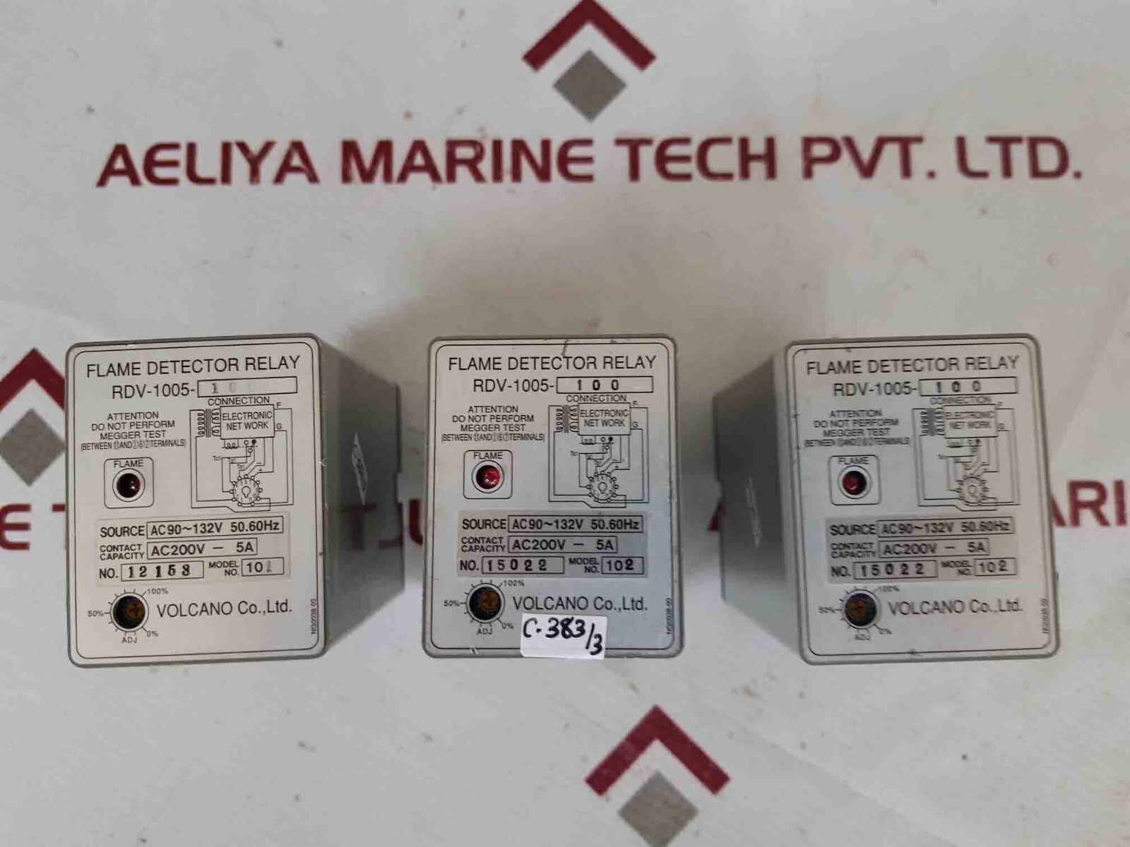 Volcano RDV-1005-100 Flame Detector Relay AC200V-5A | eBay