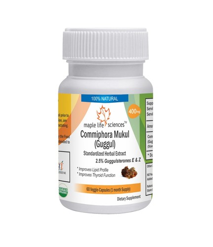 Guggul Extract (Commiphora mukul) 2.5% Guggulsterones E & Z Pure & High ...