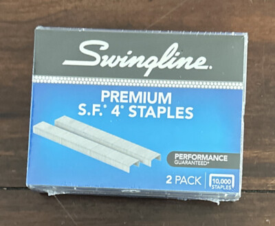 Sealed Swingline S.F. 4 Premium 10,000 Staples 2-pack New Sealed ...