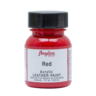 Angelus Acrylic Leather Paint Red 1fl oz / 30ml Custom Sneakers | eBay