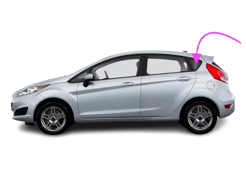 Fits:11-2019 Ford Fiesta 4D Hatchback Driver Side Rear Left Quarter ...