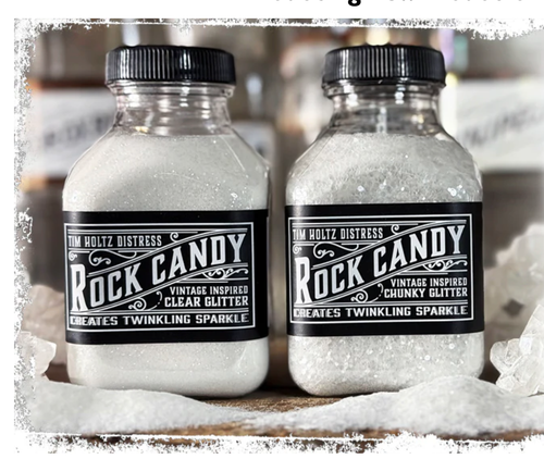 Tim Holtz Distress ROCK CANDY Clear Glitter- Regular or Chunky- 4 oz ...