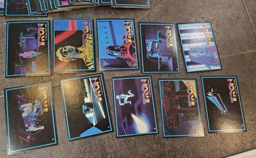 1981 DISNEY TRON TRADING CARDS COMPLETE SET 1-66 COOL | eBay