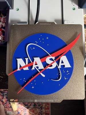 NASA Logo: Wall Art - Sign Display | 3D Desk Shelf Art Plaque Crest | eBay