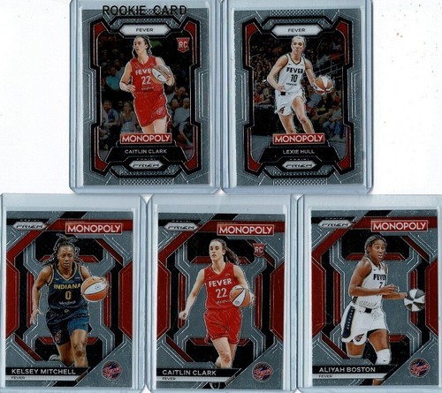 2024 Panini Prizm Monopoly WNBA 5-Card FEVER Team Set +FREE Decal🏀 ...