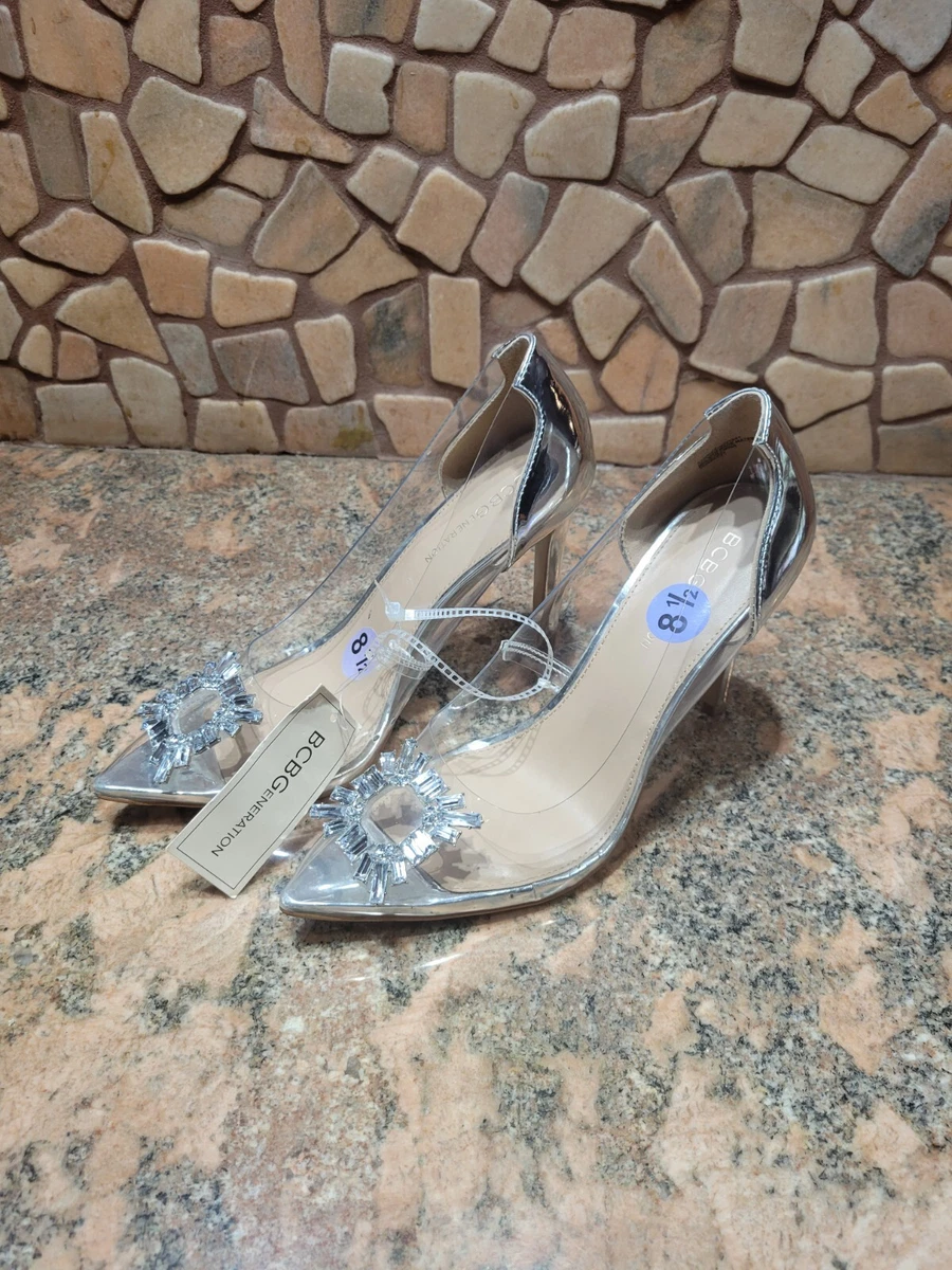 Clear Cinderella Wedding Shoes