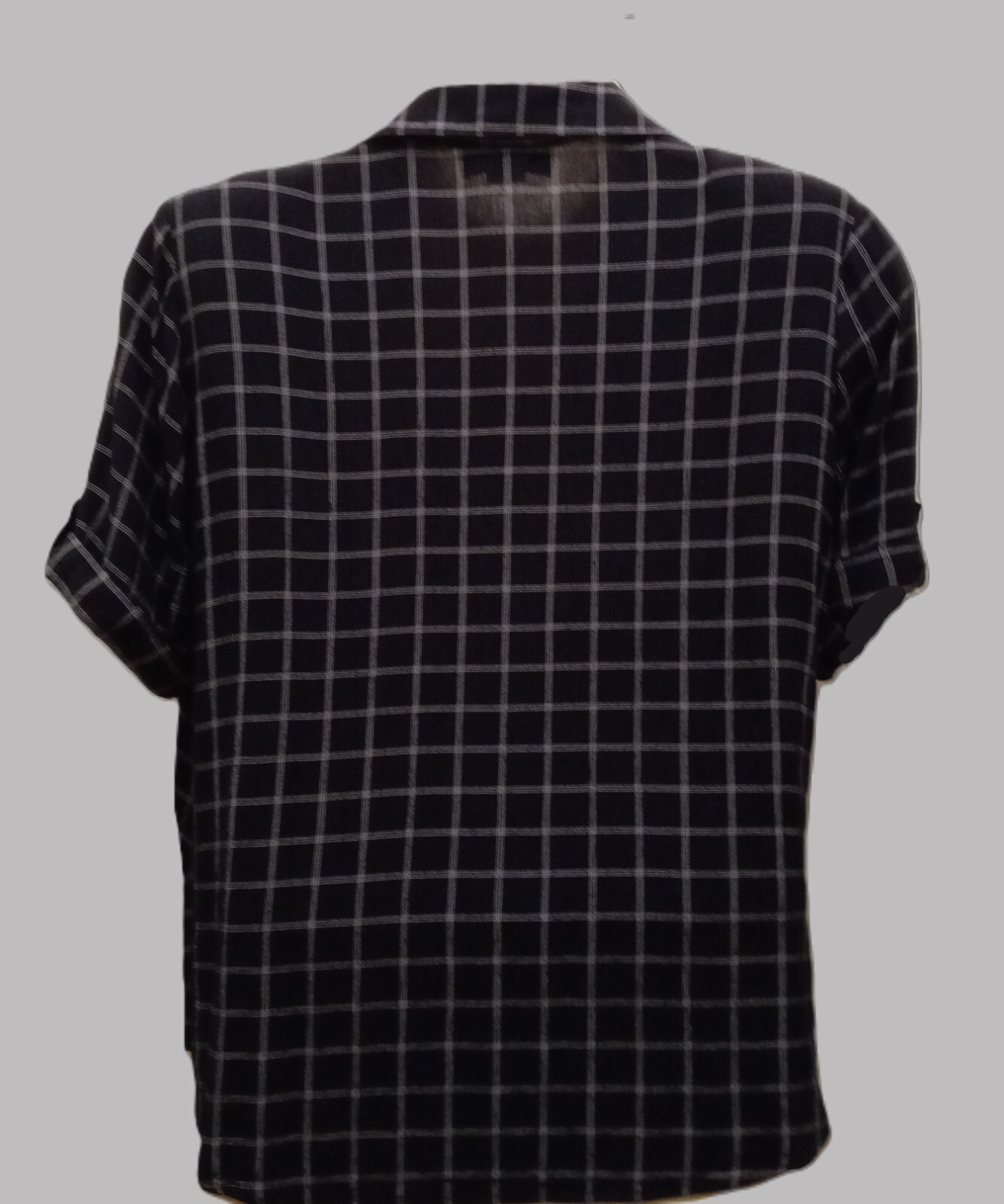 EUC Gloria Lance Twofer Top-Navy Windowpane w/Half White Tank-Women's ...