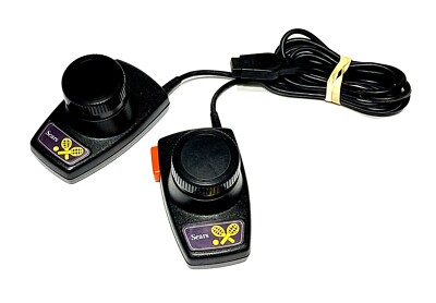 ATARI 2600 Sears Paddle Controllers, Rare Edition, Jitter Free, Tested ...