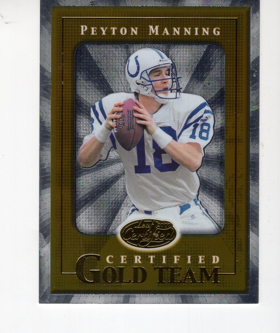 2000 Leaf Certified Gold Team #CGT6 Peyton Manning | eBay