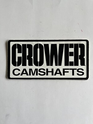 Original Vintage NOS Crower Racing Camshafts Sticker ~3.75x7.5” (6O) | eBay