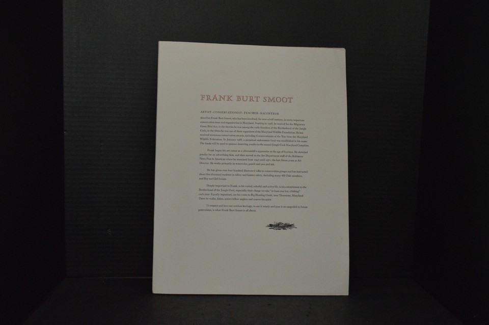 Frank Burt Smoot Signed Limited Edition Print 243/300 | eBay