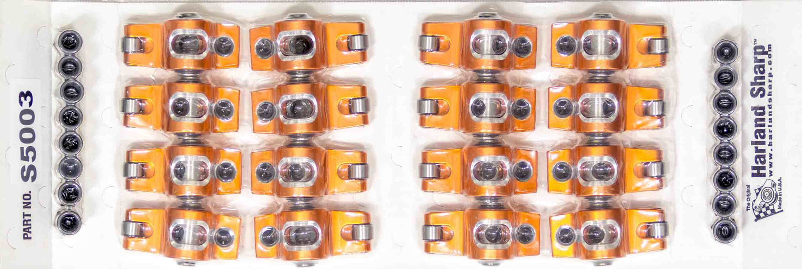 Harland Sharp S5003 Olds Rocker Arm Set W Edelbrock Rpm Heads | eBay