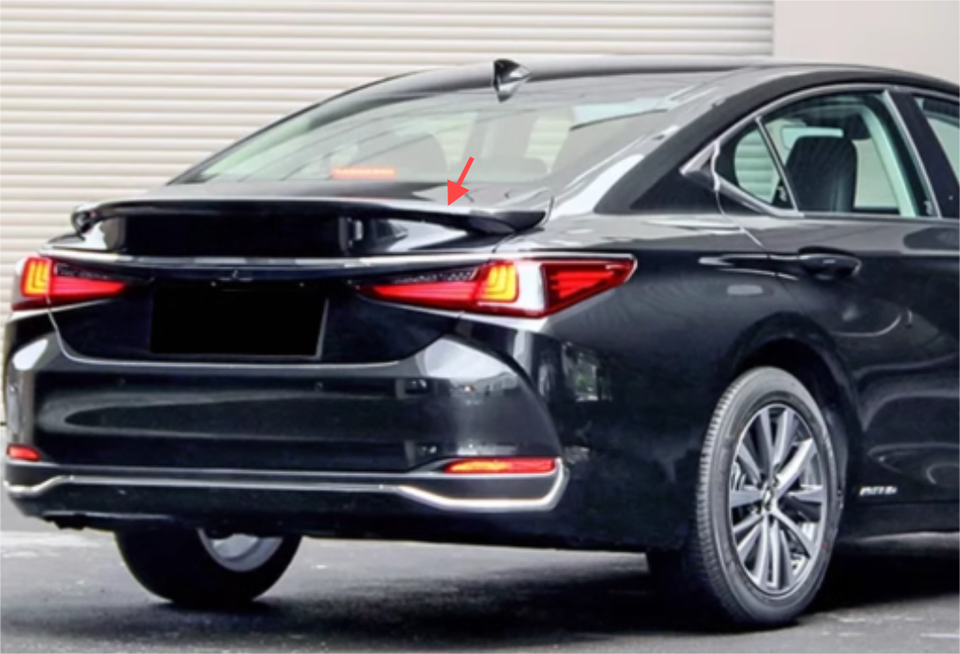 Rear Trunk Glossy Black Spoiler Wing Lip For 2019-2023 Lexus ES 250 ...