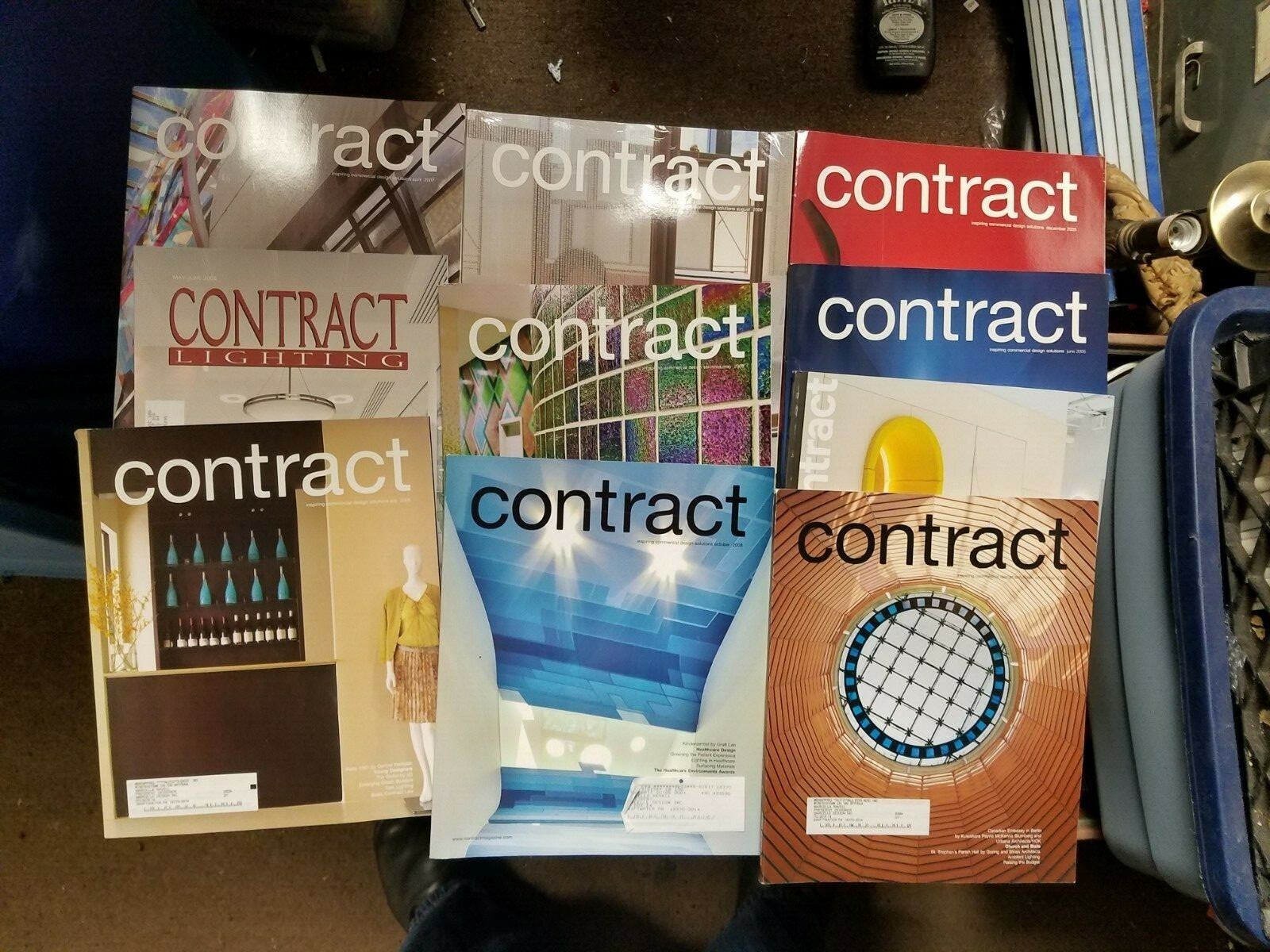 10 Different CONTRACT Design Magazines 2005 2006 2007 2008 Commercial ...