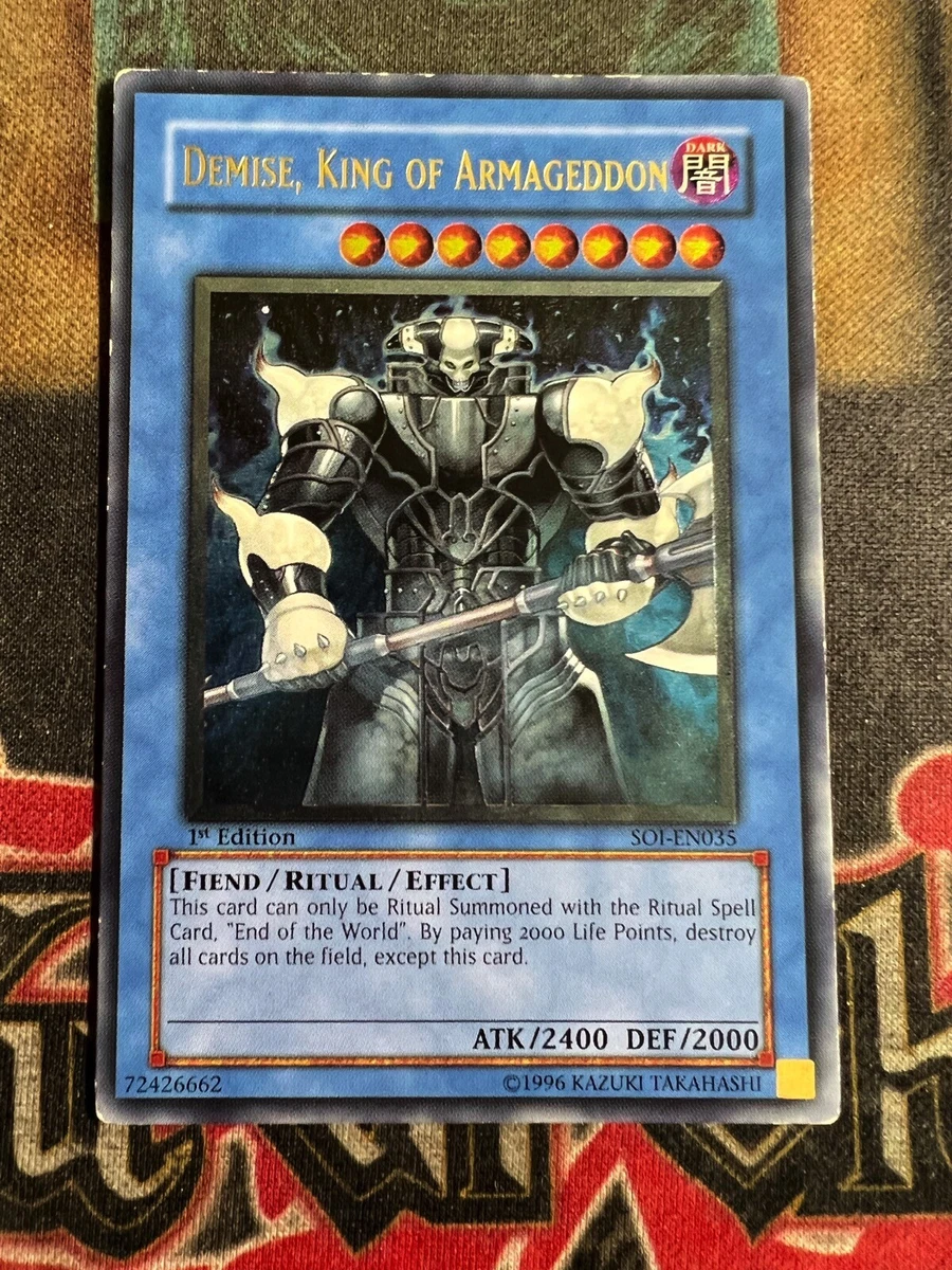 Yugioh Demise King Of Armageddon