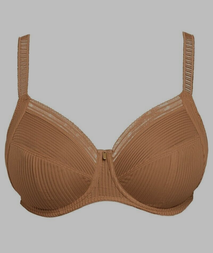 Fantasie 3091 CIN Fusion Underwire Balcony Bra US 30DDD Cinnamon Brown ...