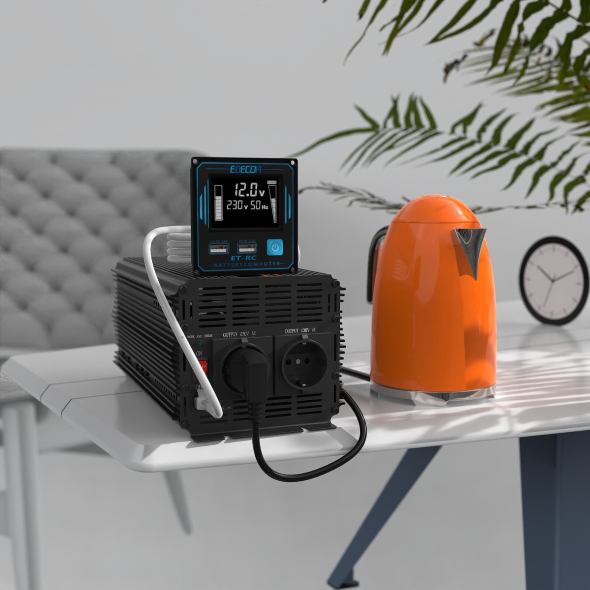 Alimentazione Di Emergenza Inverter 3000W Da 12V A 110V/220V - Onda ...