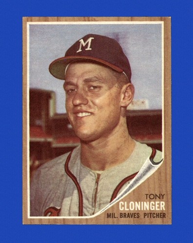 1962 Topps Set-Break # 63 Tony Cloninger NR-MINT *GMCARDS* | eBay