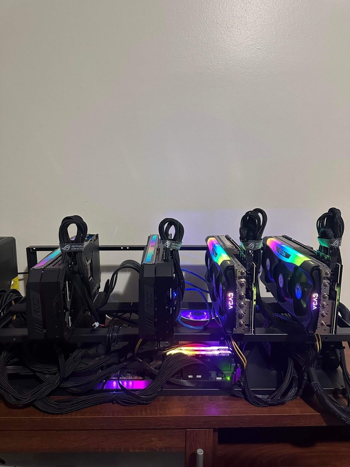 complete gpu mining rig 4 3090 graphic cards | eBay