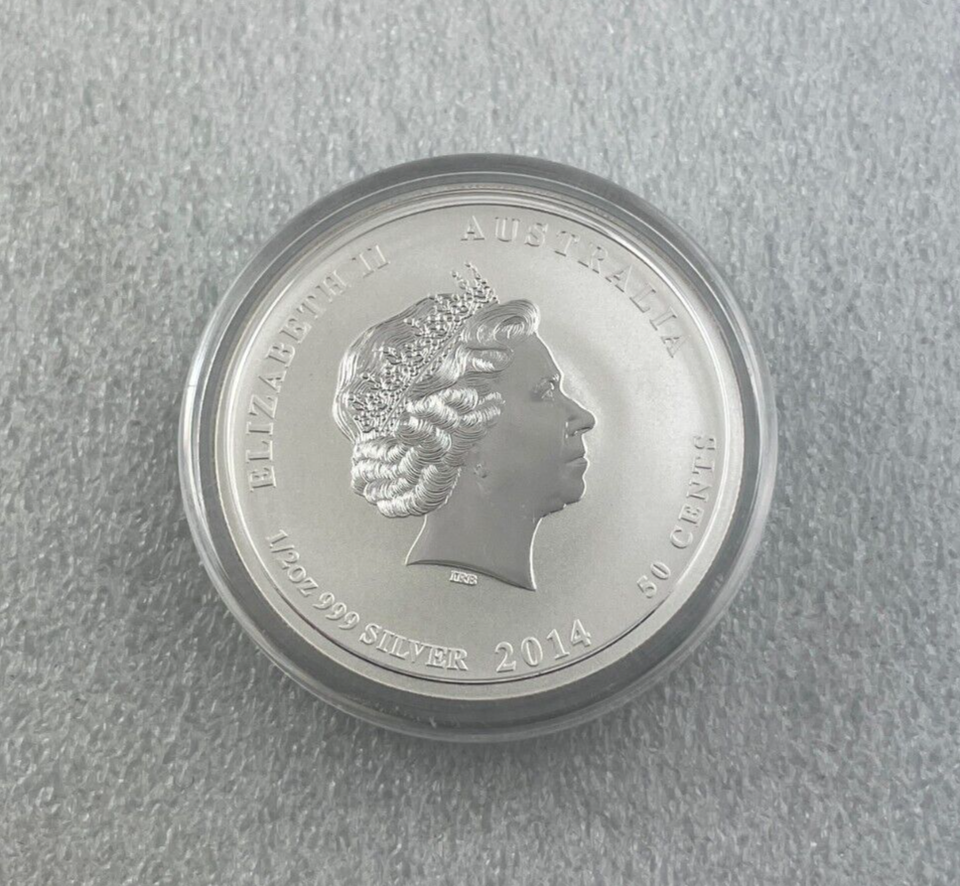 2014 Australia Year of the Horse Lunar Series 1/2oz 999 Silver Coin in ...