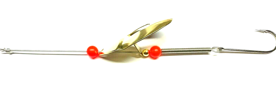Best Quality #4 American Made Pike Walleye Bass June Bug Spinner USA ...