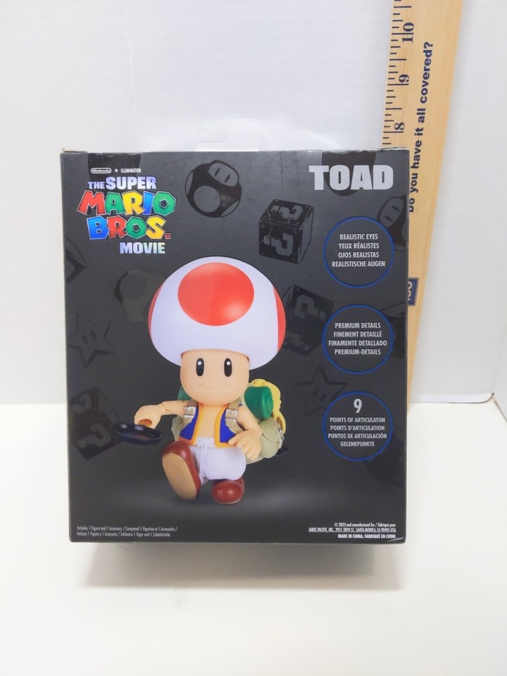 Nintendo The Super Mario Bros. Movie Toad Figure with Frying Pan | eBay